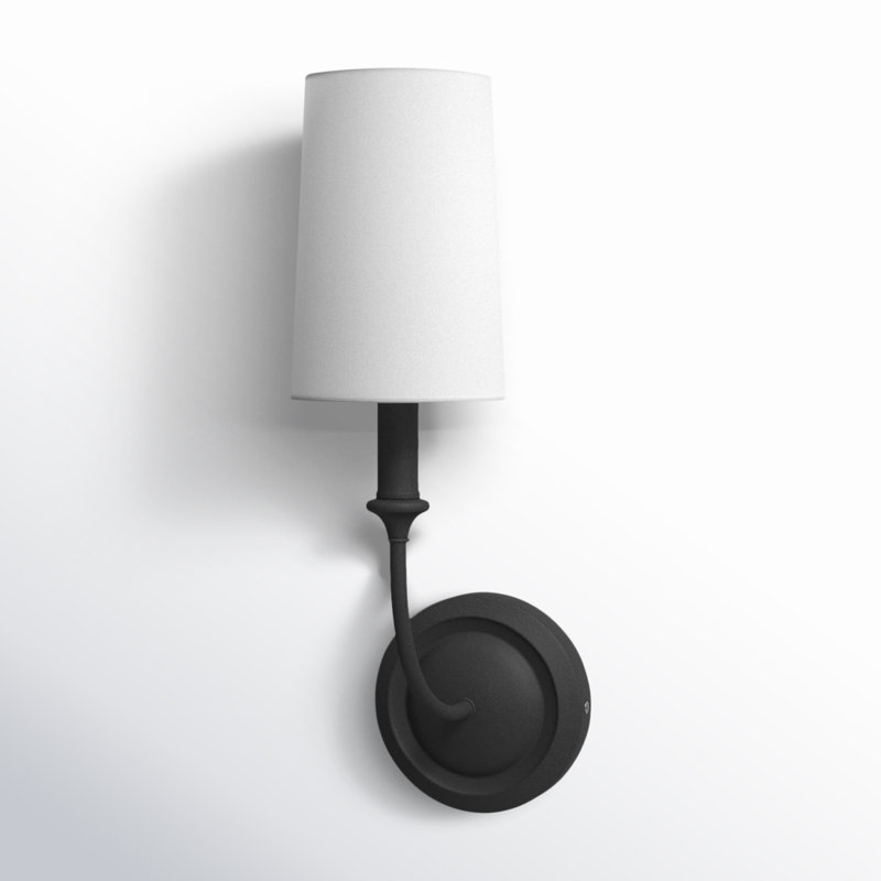 Crystorama Libby Langdon For Crystorama Sylvan 1 Light Black Forged Sconce in , 1 Light | Perigold